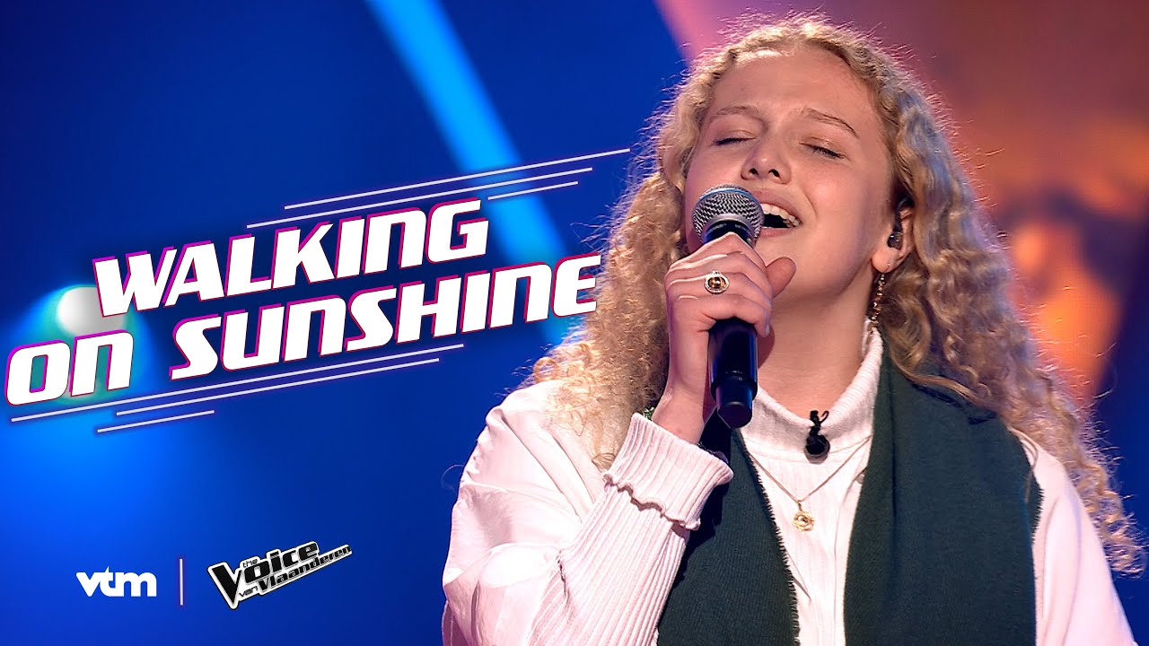 Yente - 'Walking On Sunshine' | Knockouts | The Voice van Vlaanderen ...