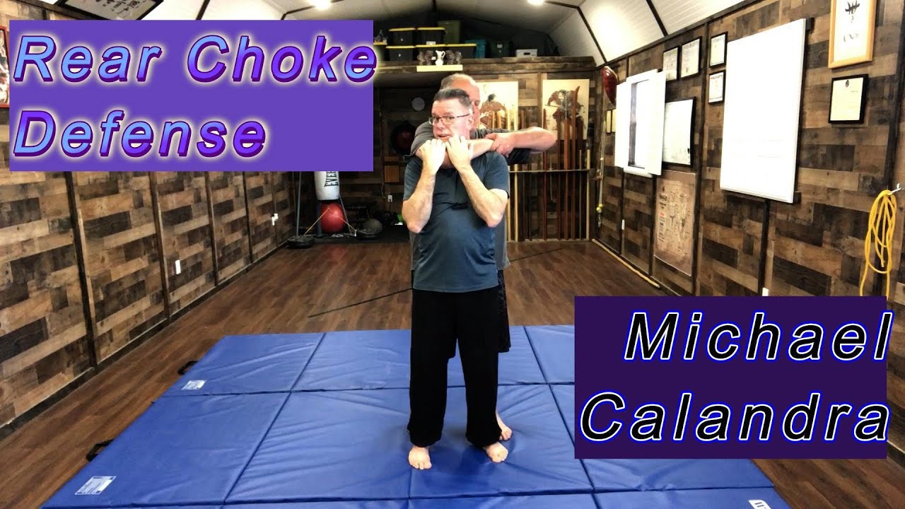 "Rear Choke Defense" Self-Defense Video #6 Michael Calandra - YouTube