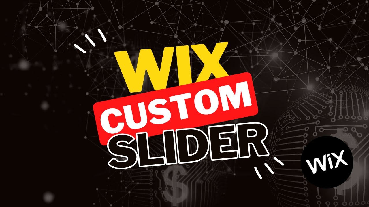 How To Make A Custom Slider In Wix Youtube
