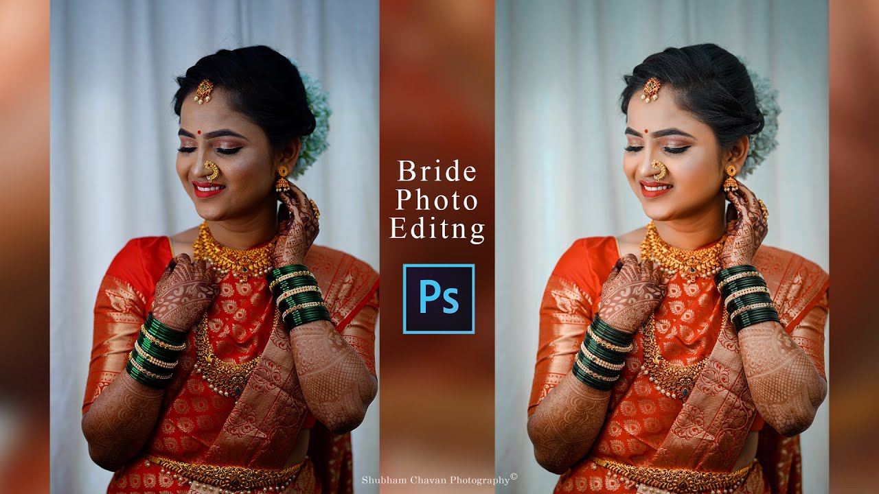 Bride photo editing tutorial l step by step l photoshop CC tutorial ...