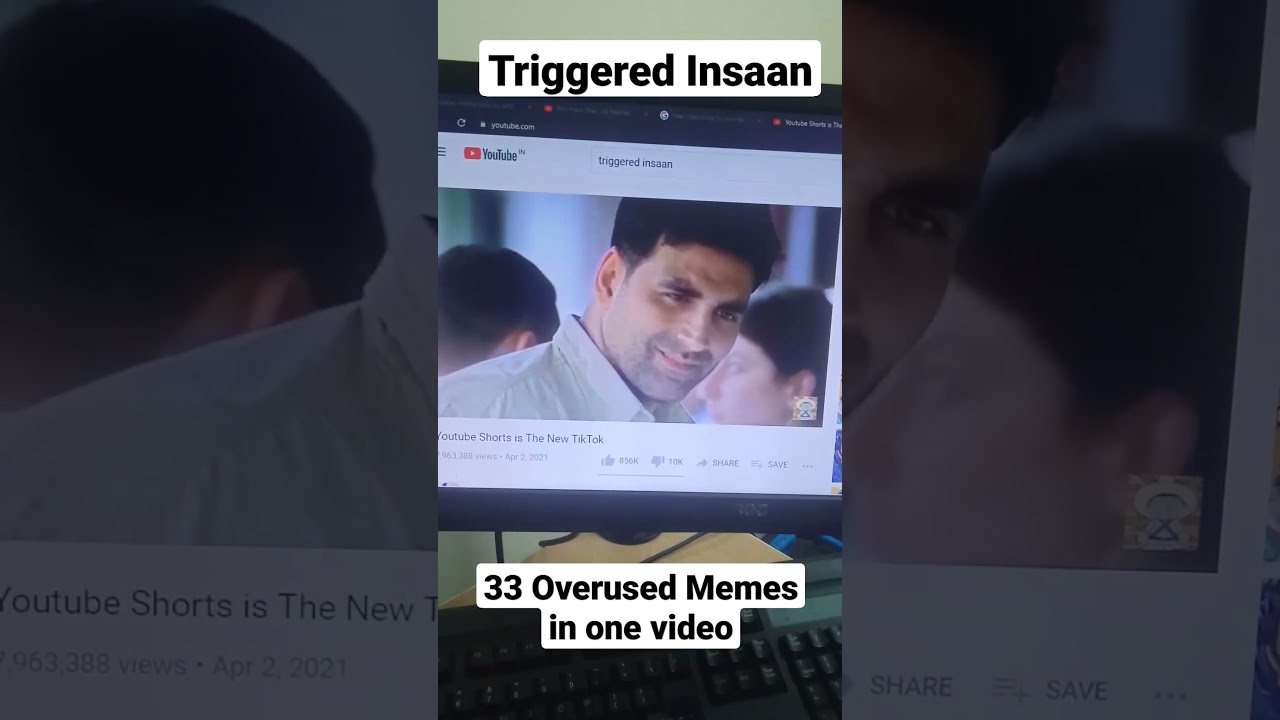 Triggered Insaan uses Overused Memes in every single video. - YouTube