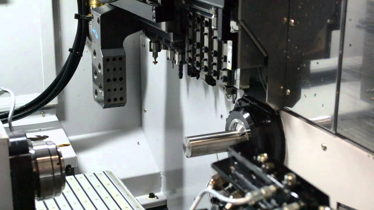 Tracer Hydrodynamic Bar Feeder from CNC Indexing Technologies - YouTube