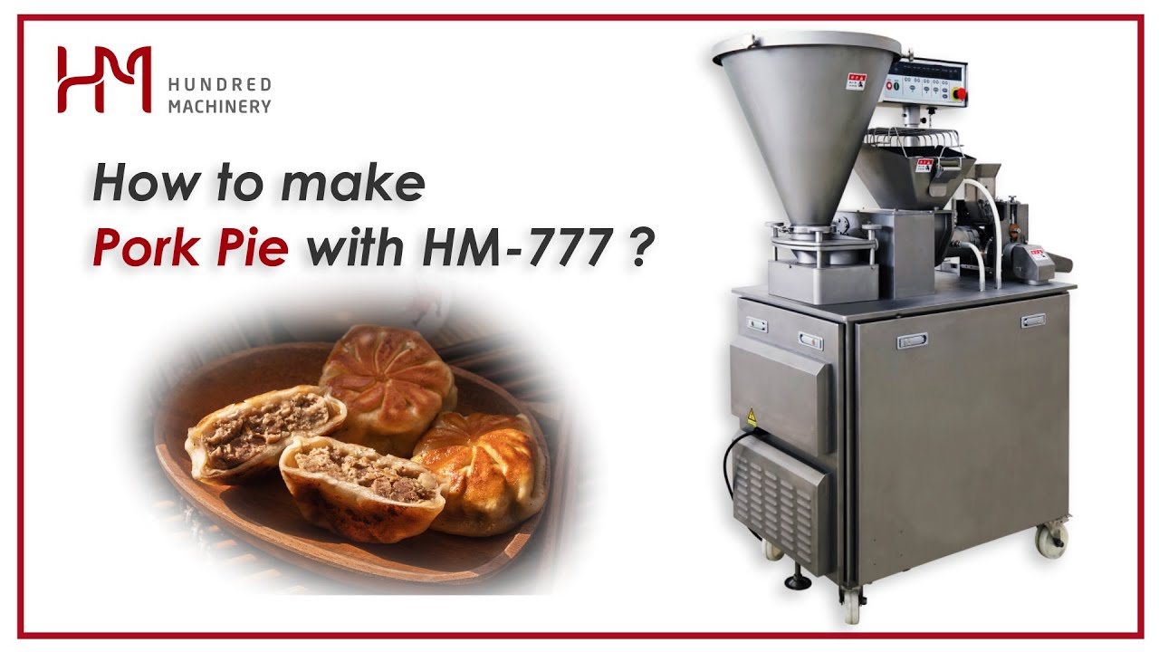 How To Make Pork Pie With HM-777 Multipurpose Dumpling Stuffing Machine ...