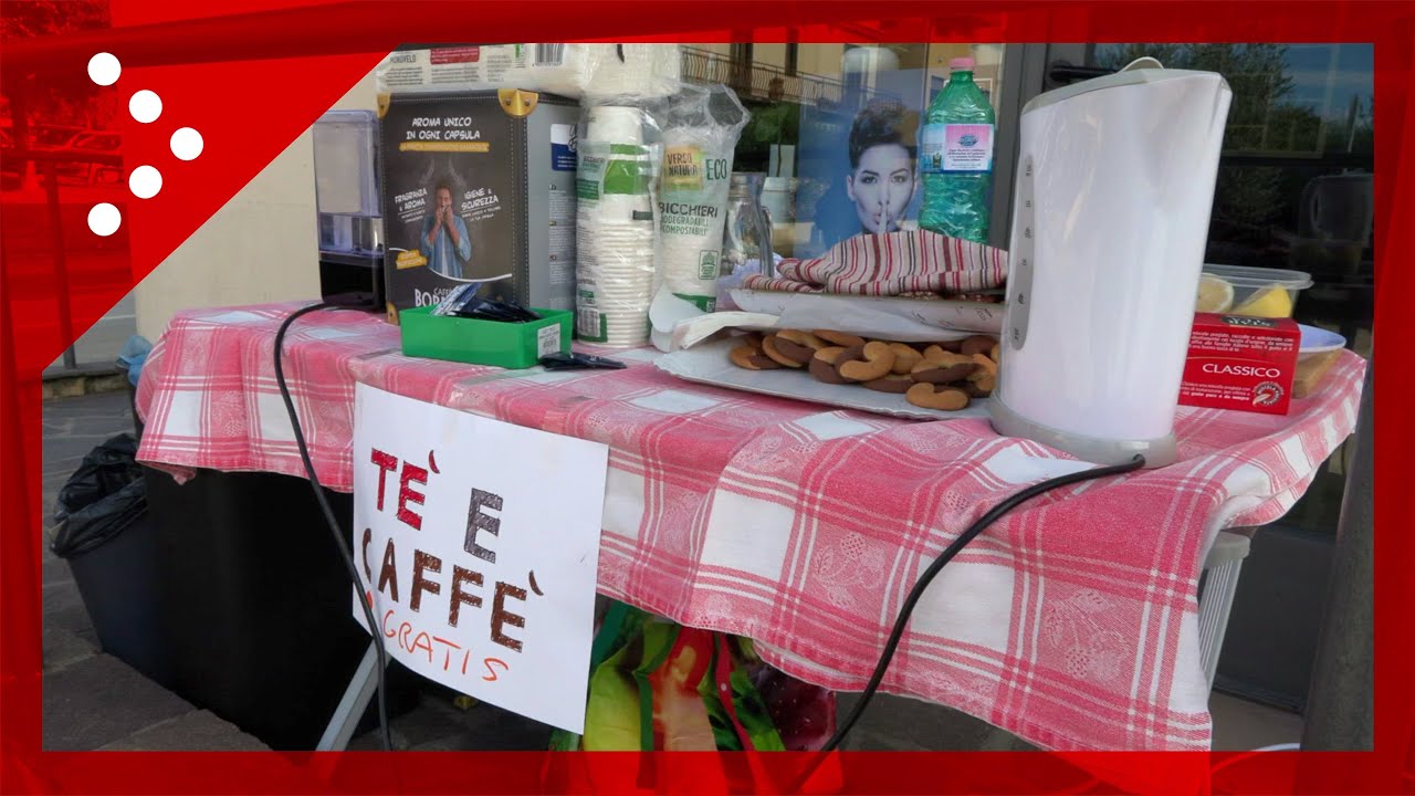 Montemurlo (Prato), un banchetto per offrire tè e caffè ai volontari ...
