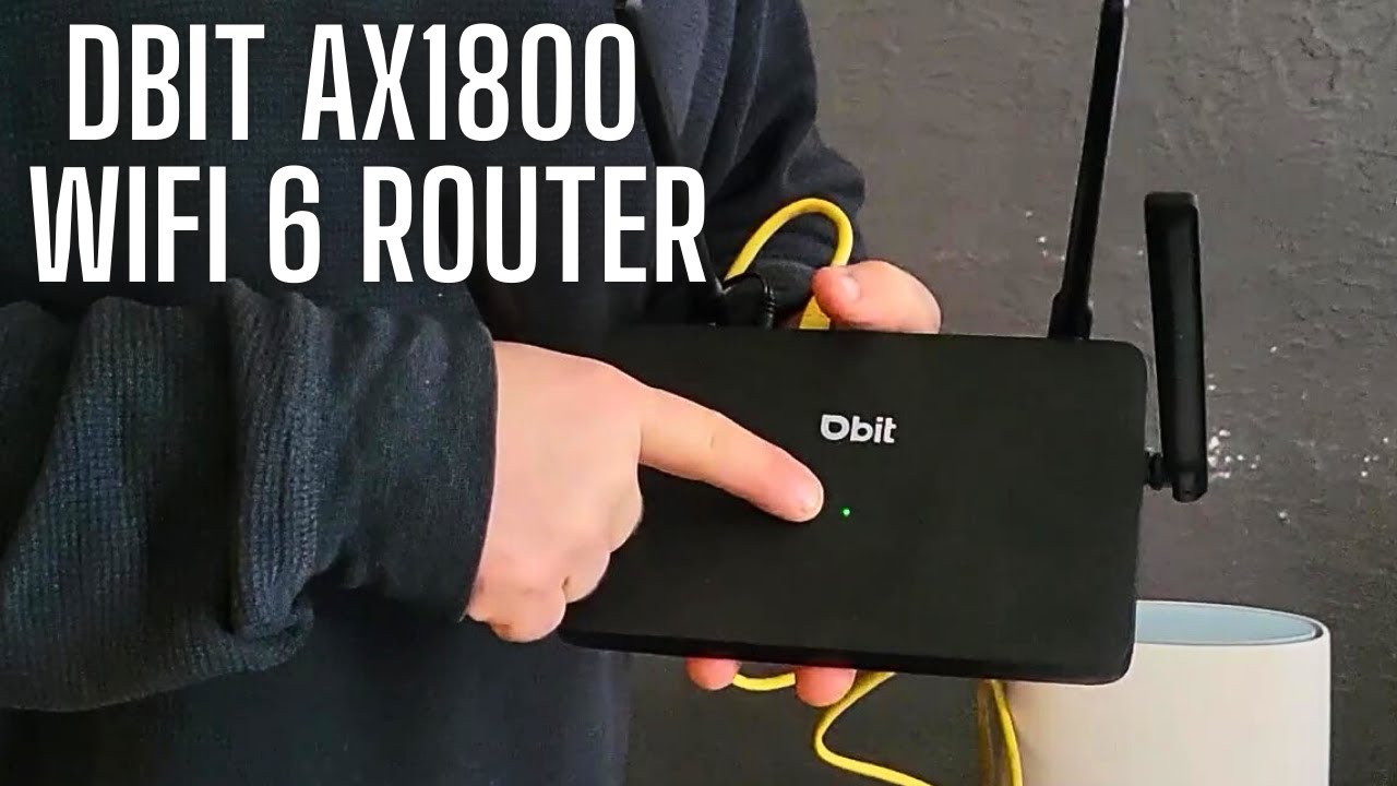 DBIT AX1800 WiFi 6 Router | Dual Band Wireless Internet Router - YouTube