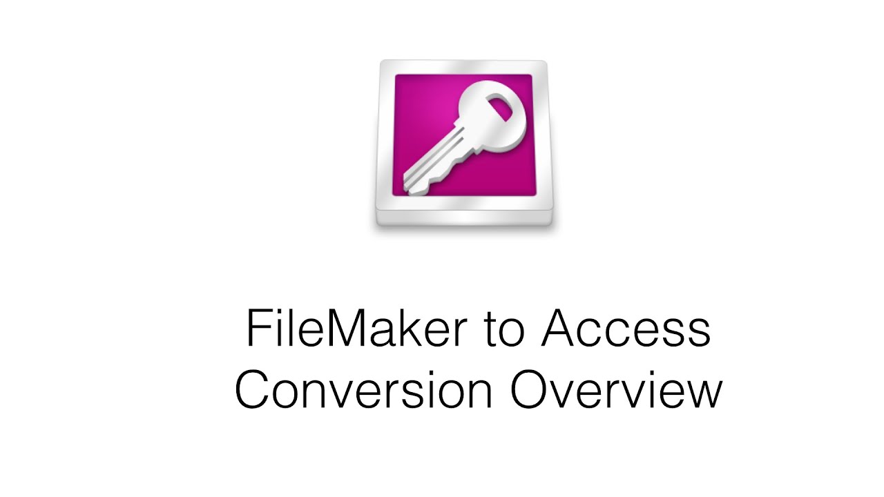 Automated FileMaker to Access Conversion Overview - YouTube Automated FileMaker to Access Conversion Overview - YouTube