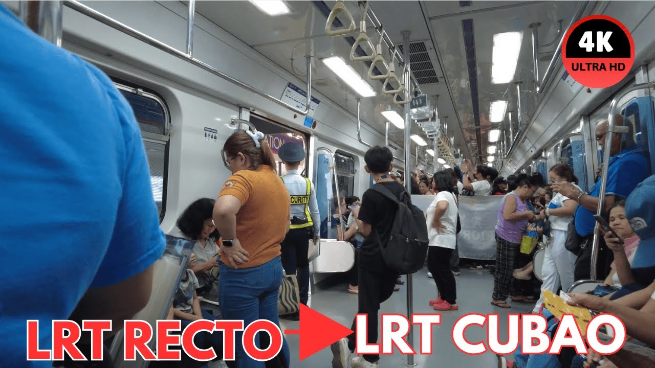 [4K] LRT Recto to LRT Araneta Cubao - YouTube
