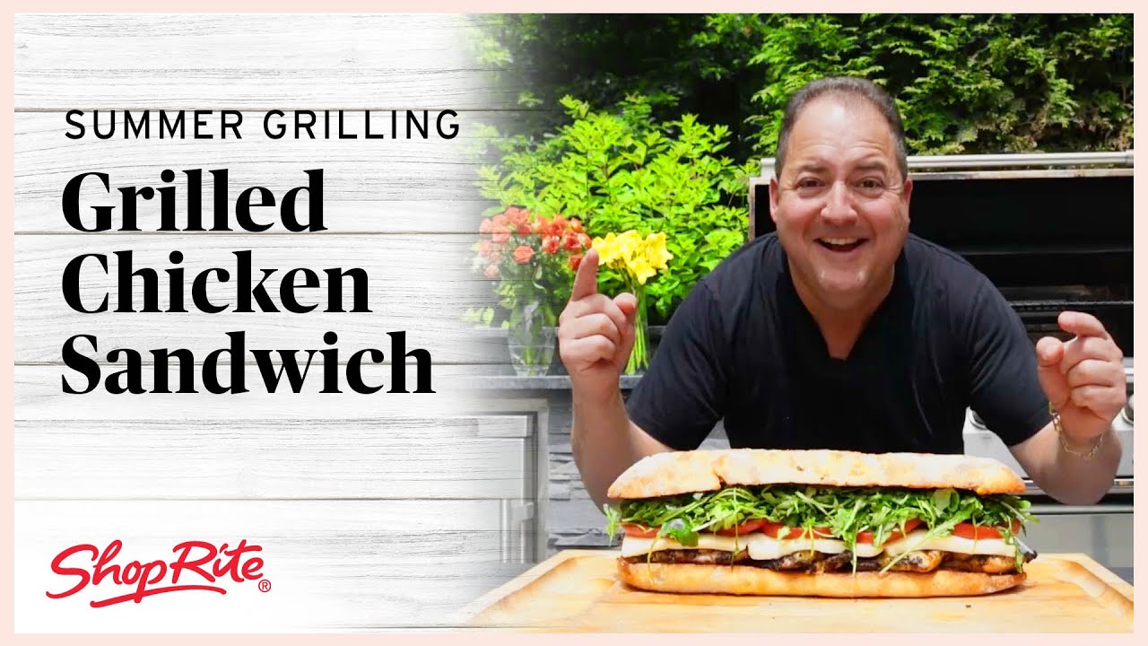 Grilled Chicken Sandwich Recipe with Chef Capon | Summer Grilling ...