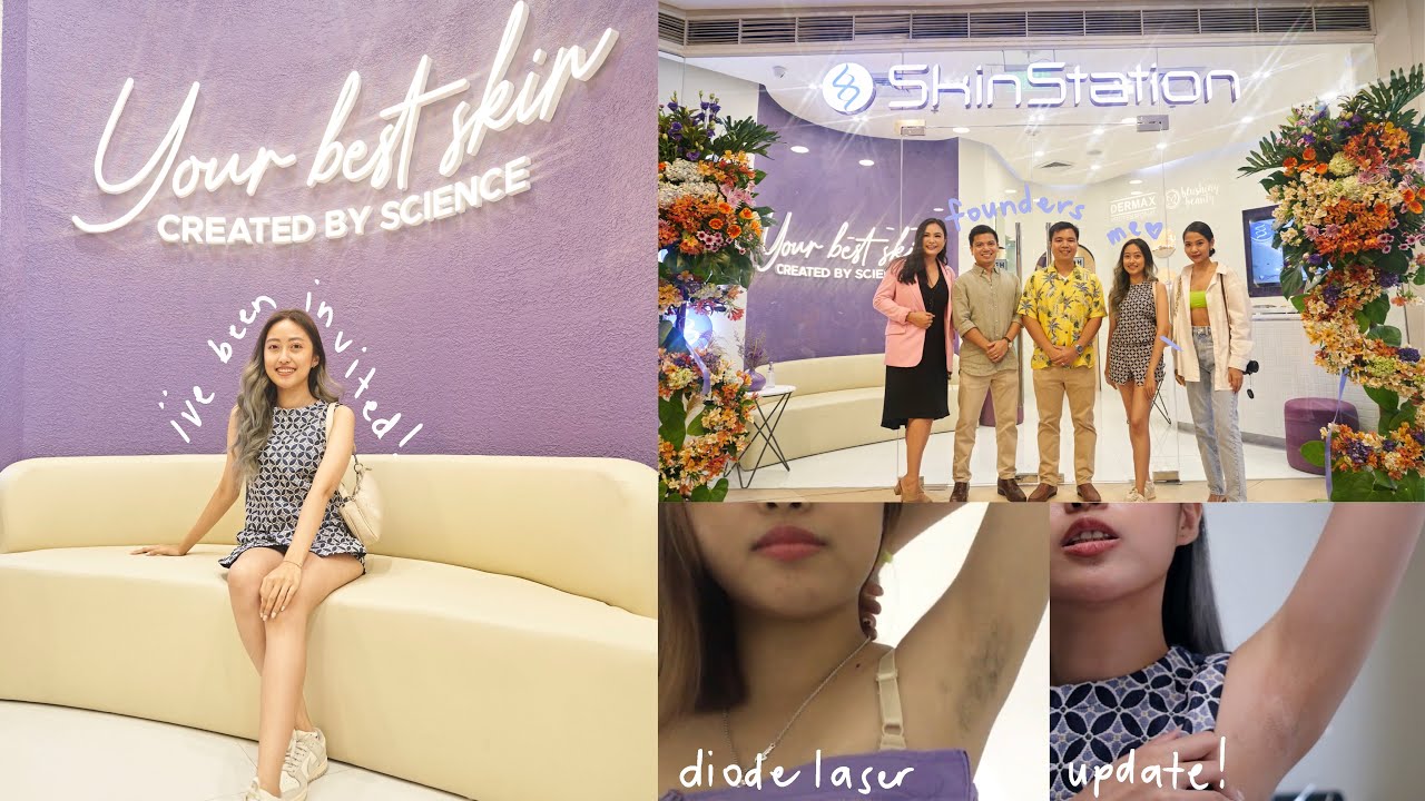 SKIN STATION INVITED ME! (Branch Grand Opening, Diode Laser Update) | I ...