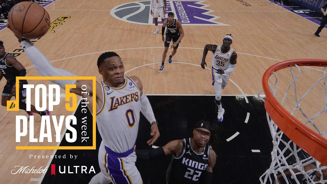 Top 5 Plays of the Week: Lakers go on a Winning Streak - YouTube