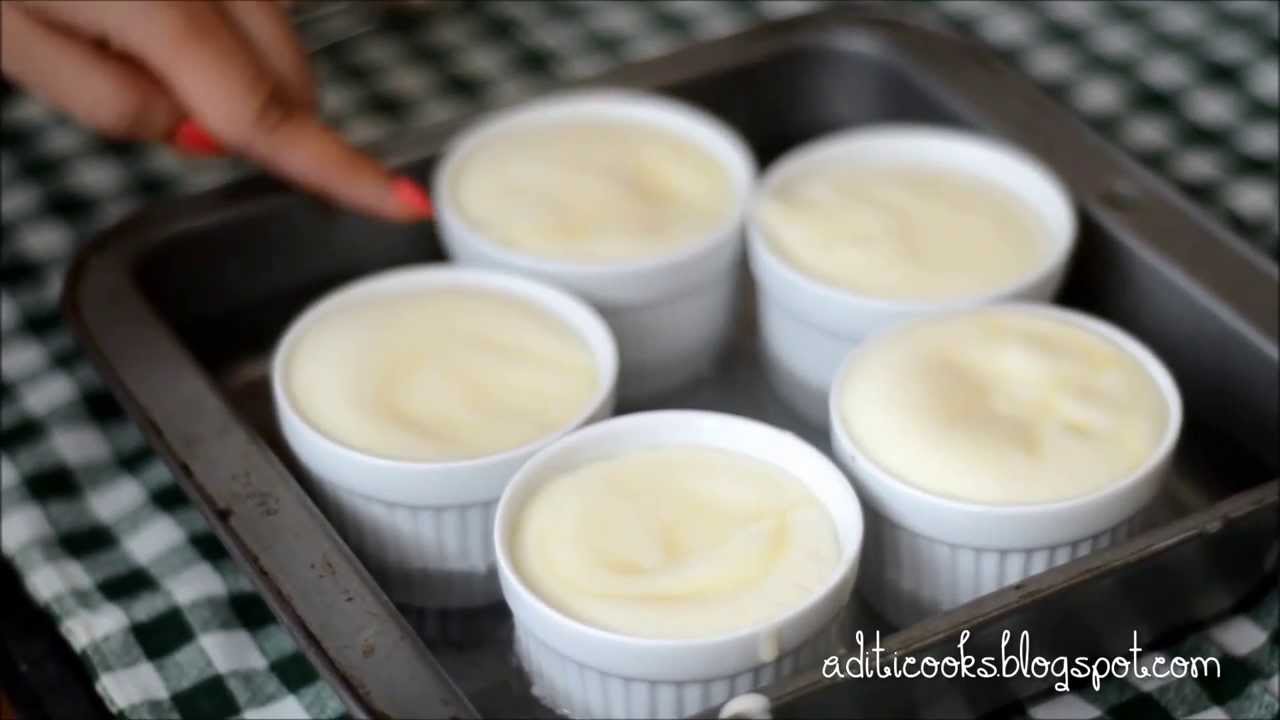How to make quick skinny Lemon Souffle + Pudding - YouTube