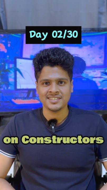 Learn Java Concepts Every Day Constructors 🏠💡 Youtube