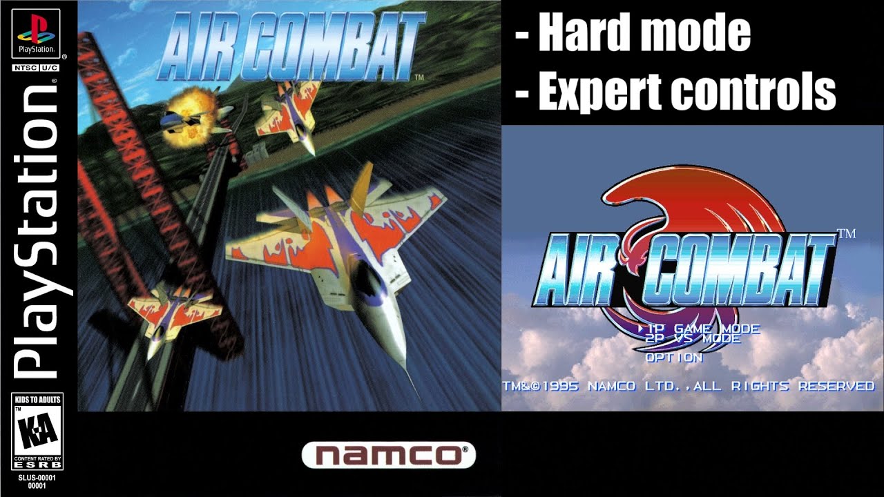 Air Combat (JP: Ace Combat) | [PS1 Playthrough] (Hard mode, Expert ...
