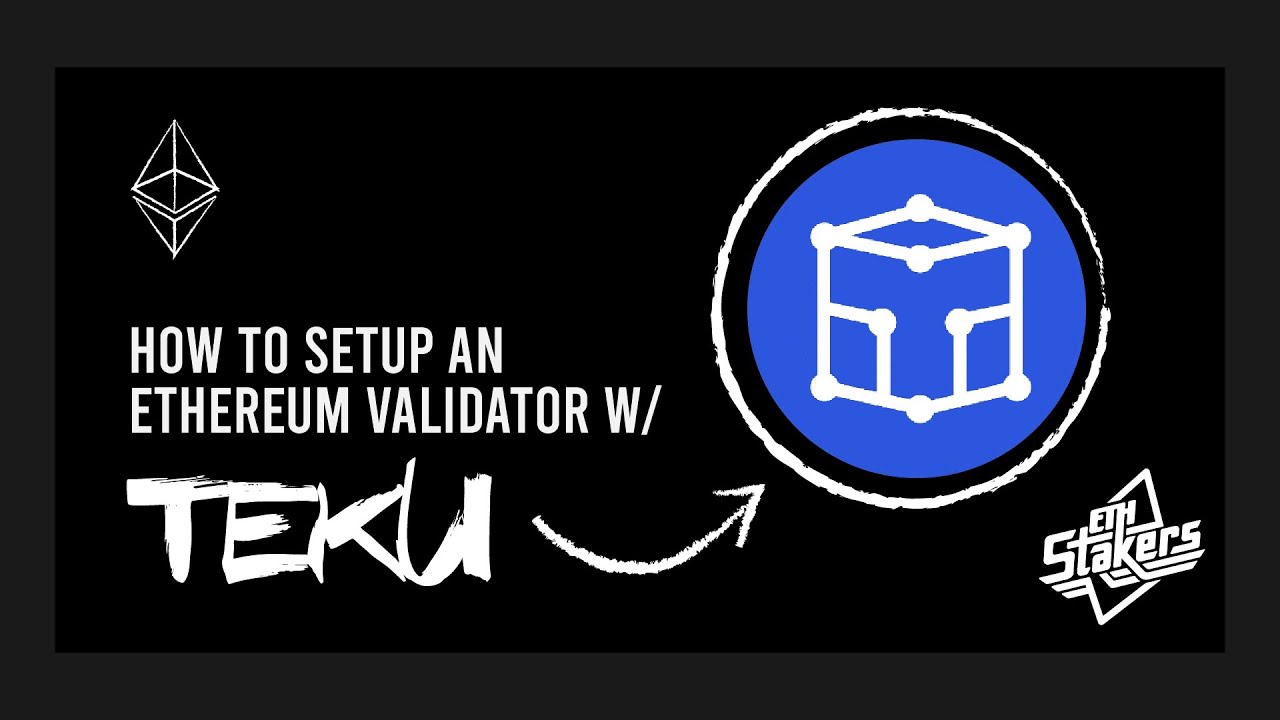 How To Setup a Teku Validator Node - YouTube