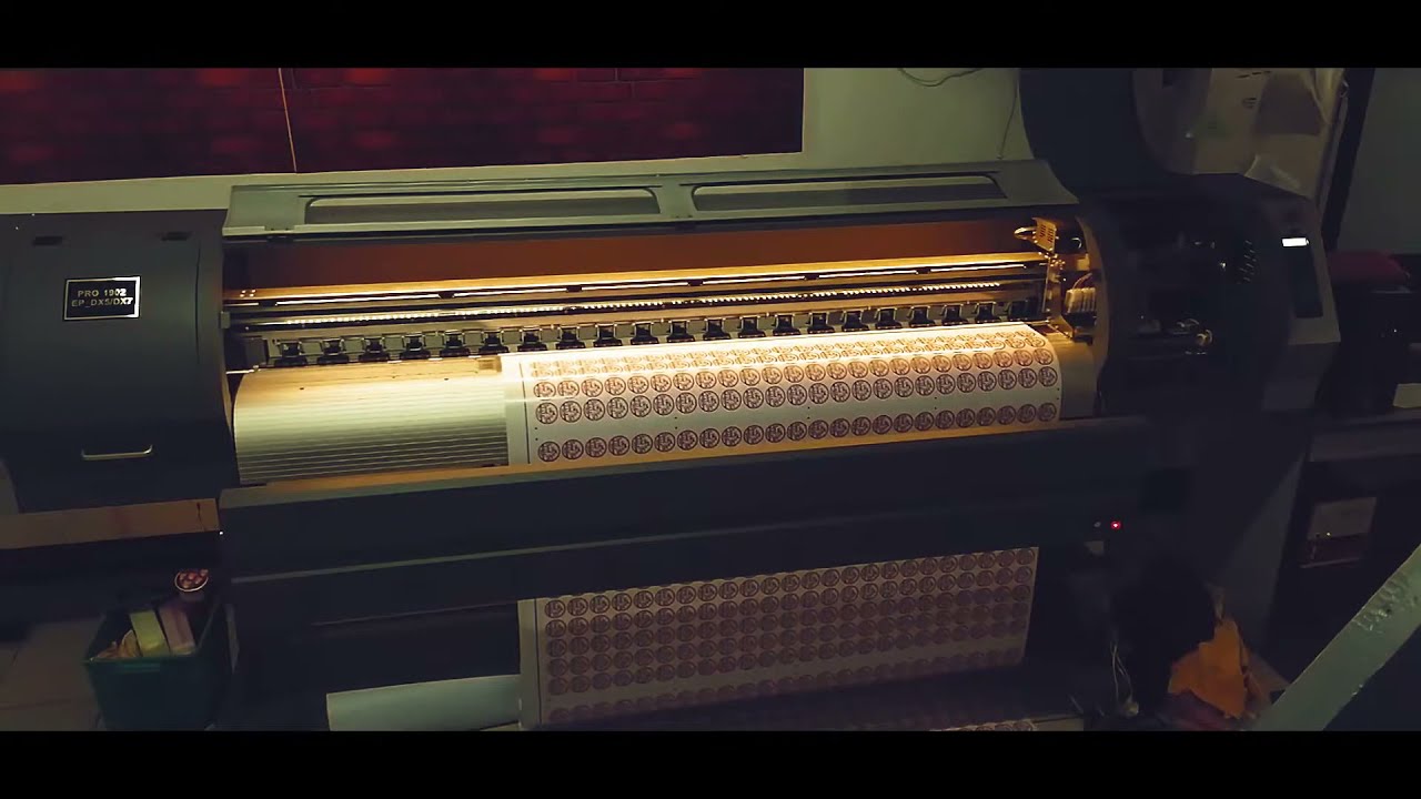 Glitter Pro 1901 Dx5 - YouTube