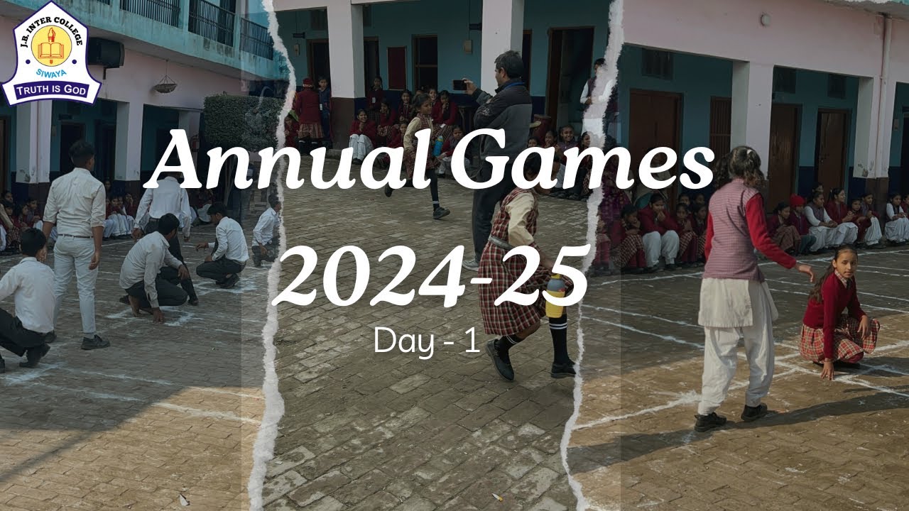 Annual Games 2024-25 | Opening Ceremony of Games by Principal ...