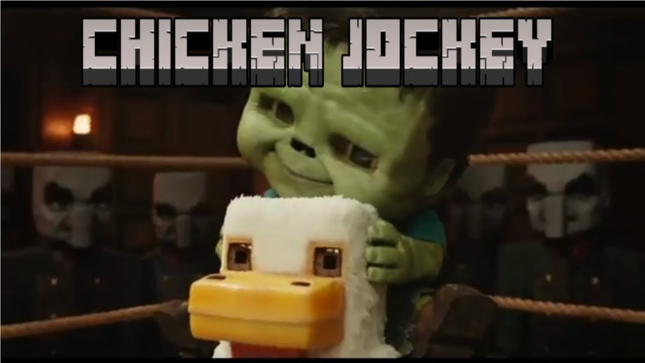 CHICKEN JOCKEY!!! | A Minecraft Movie - YouTube