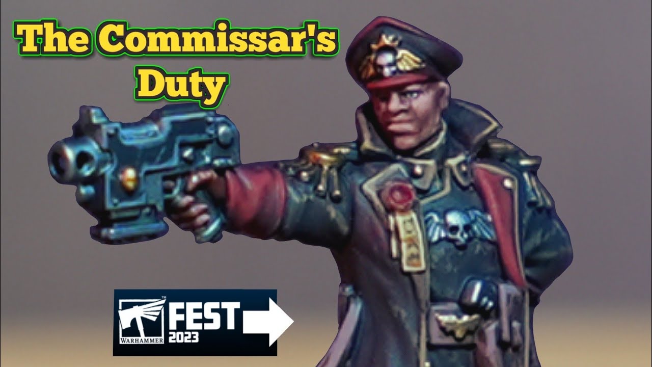 Can I paint like the Warhammer Box Art? | 'Eavy Metal Style Commissar ...