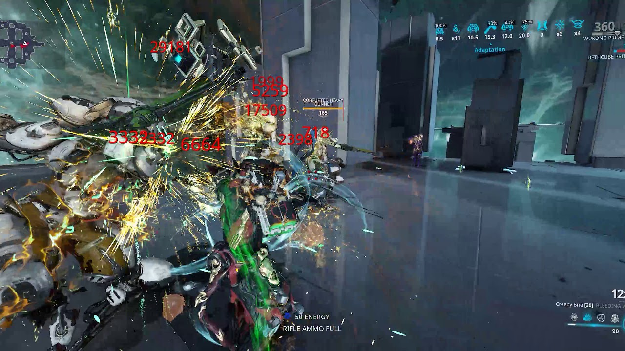 Warframe - Full Crit Kripath vs 165 Corrupted - YouTube