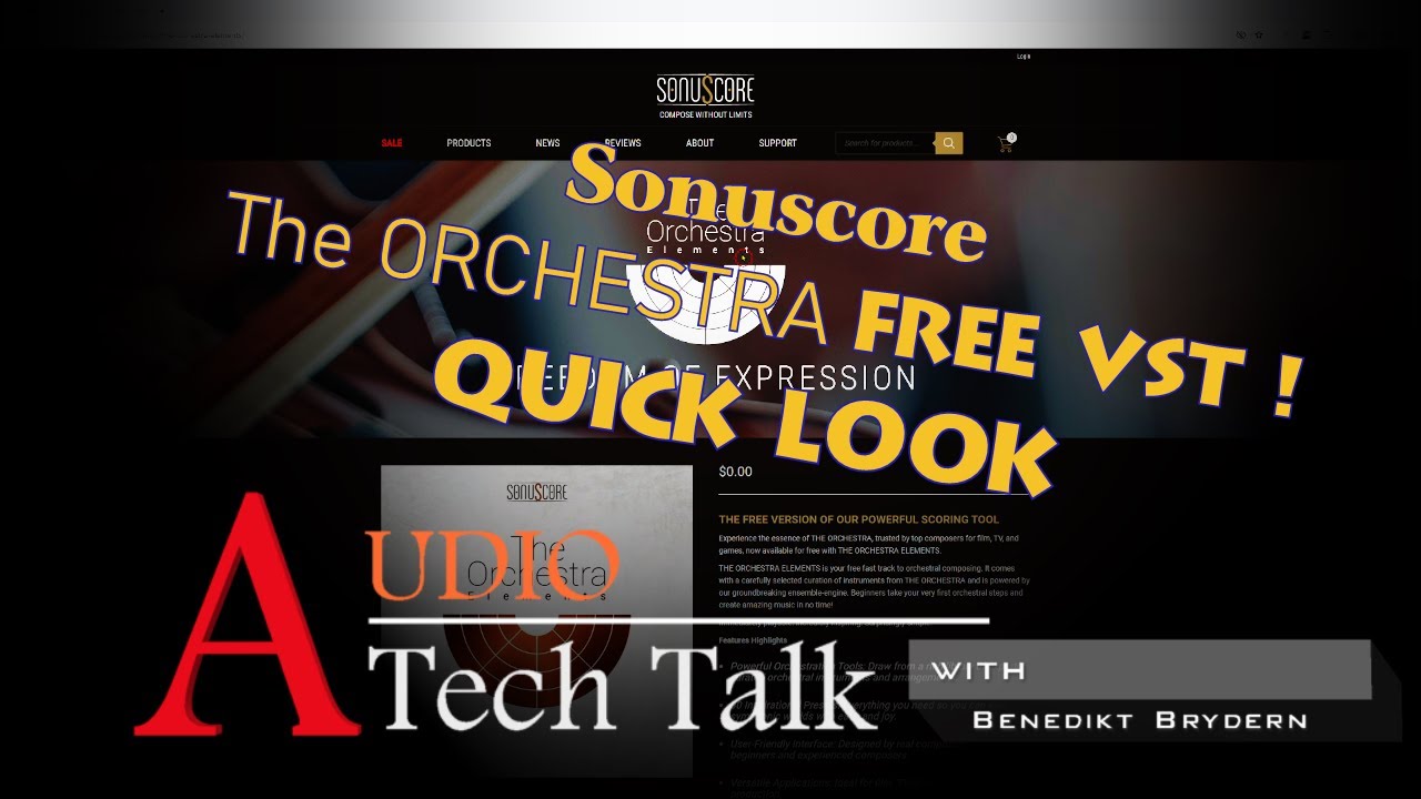 Sonuscore The Orchestra Elements - FREE VST ! Quick Look - YouTube