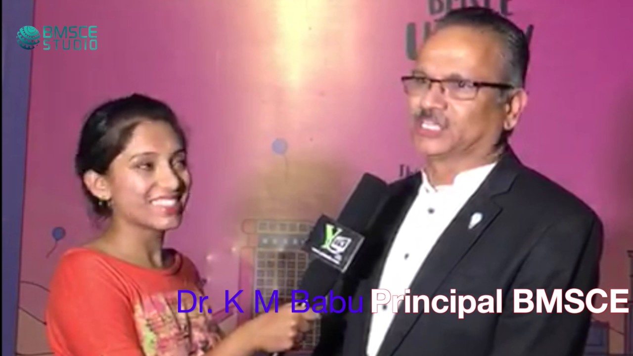 Principal BMSCE Introduction to YTV Channel - YouTube