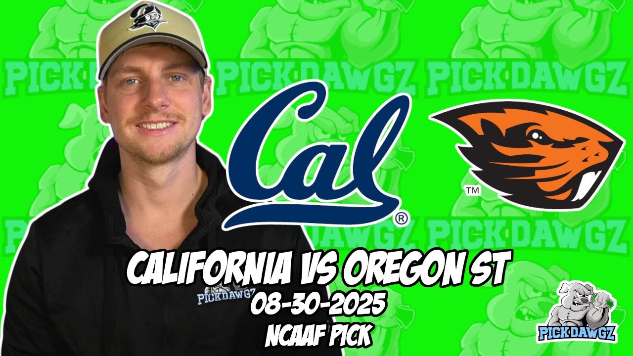 Oregon State vs California 8/30/25 College Football Picks & Predictions ...