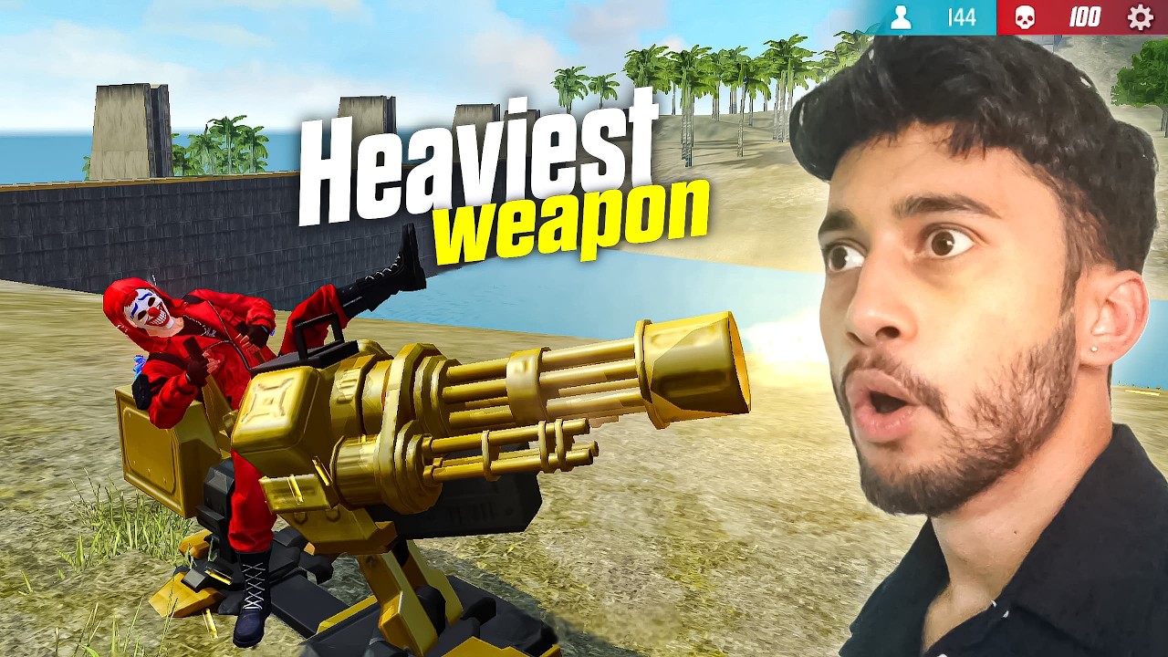 I Found Heaviest Machine Gun Of Free Fire😱 & MC Stan Prank 😂 - YouTube