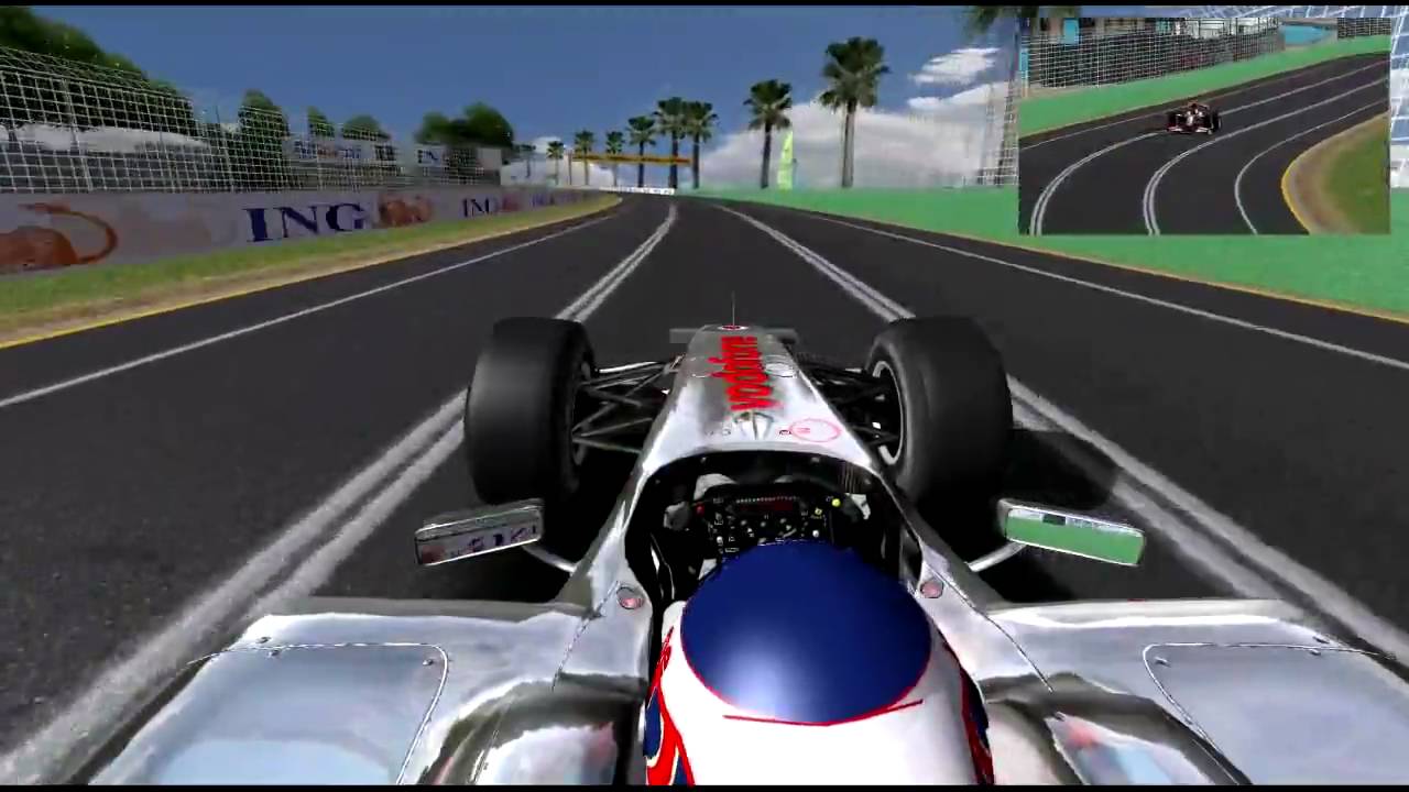rFactor F1 2010 mod - Australia ,Melbourne - YouTube