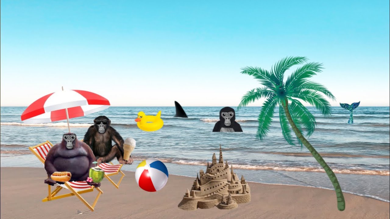 New Secret Tunnel Update | Beach Map + Summer Cosmetics (Gorilla Tag ...