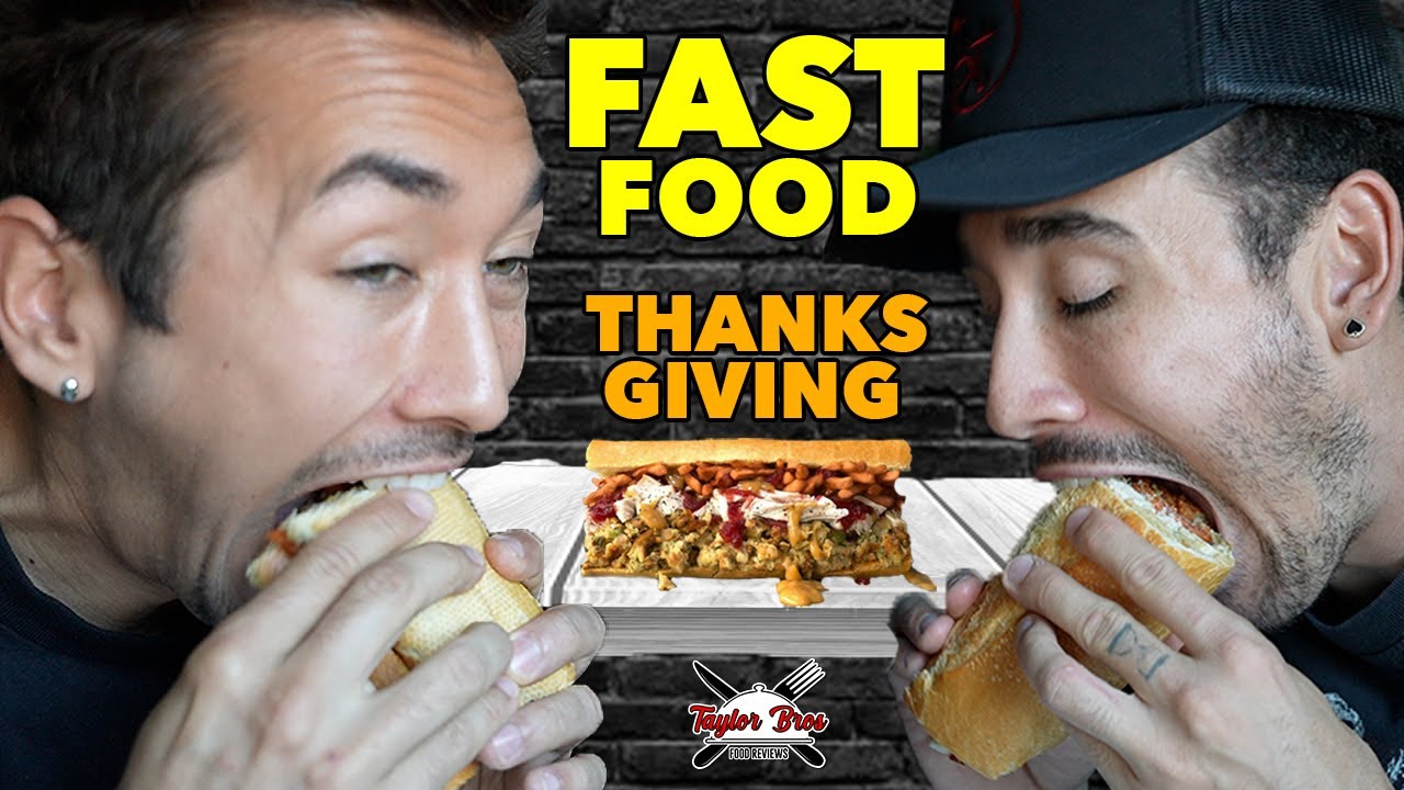 BEST Fast Food Thanksgiving Sandwich…(Eating in a Tesla) - YouTube