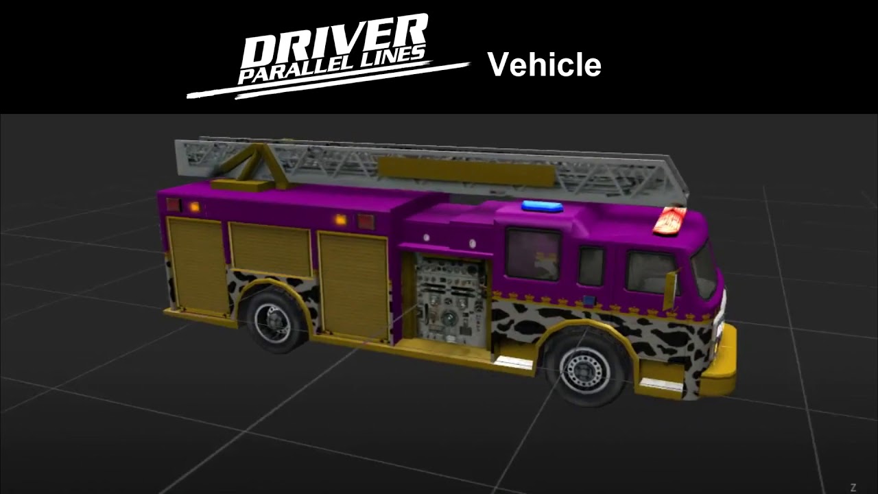 All Driver: Parallel Lines vehicle model view (Part 2/3) - YouTube