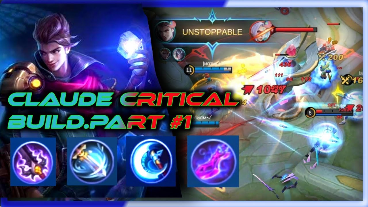 Claude Critical Build.Part #1.|Claude Gameplay|MLBB - YouTube