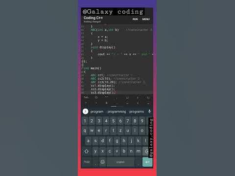 program to perform constructor overloading in cpp ️ computer science engineering status/software ...