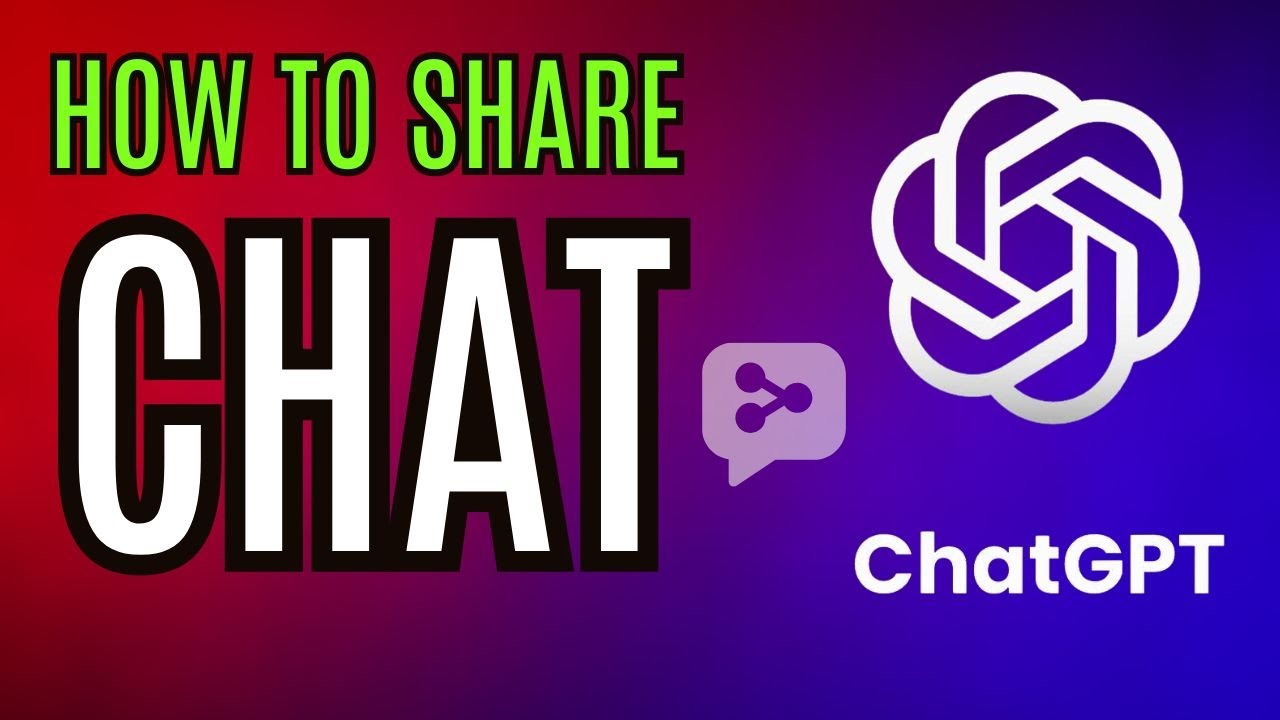 SHARE Your ChatGPT Conversations: How to Share a Chat in ChatGPT - YouTube