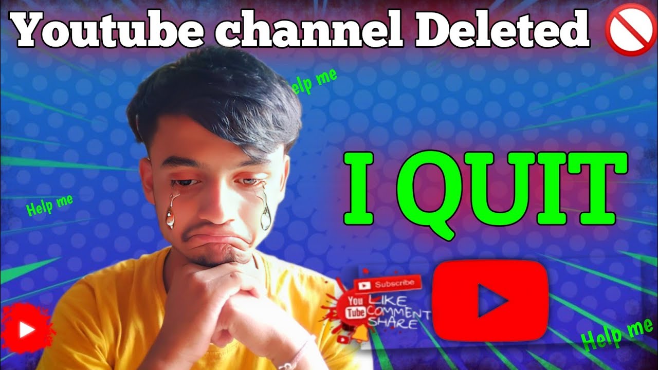 Please Help Me😢My youtube channel Deleted🚫....#vlogs #video - YouTube