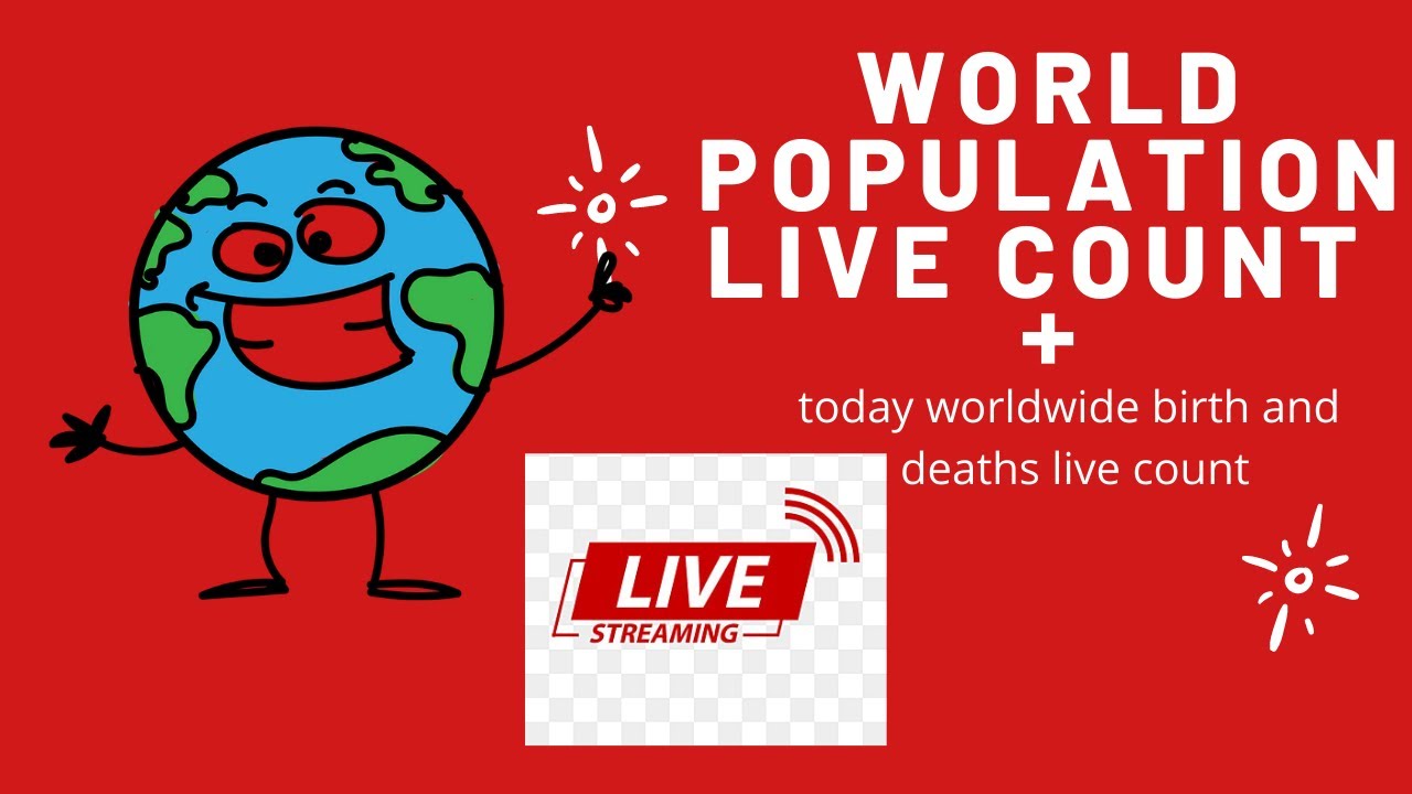 Current World Population and today worldwide birth and deaths live ...