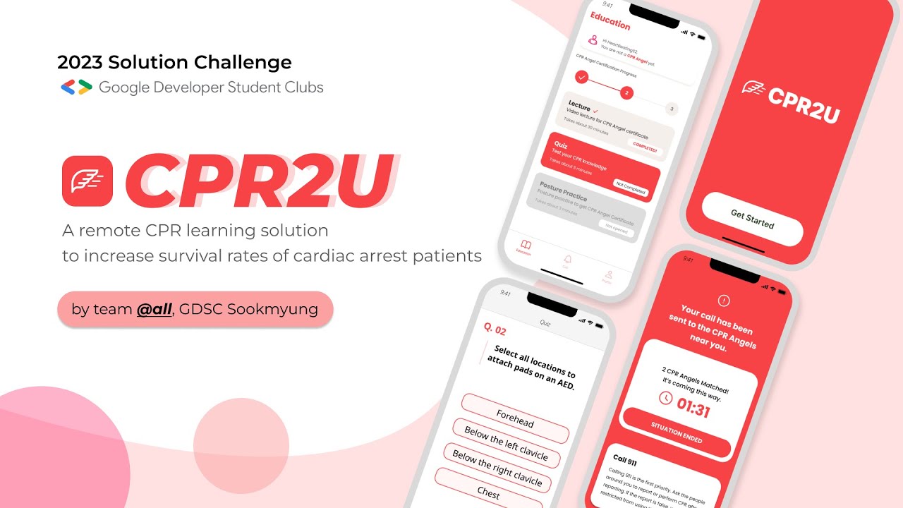 CPR2U - GDSC Solution Challenge 2023 - YouTube