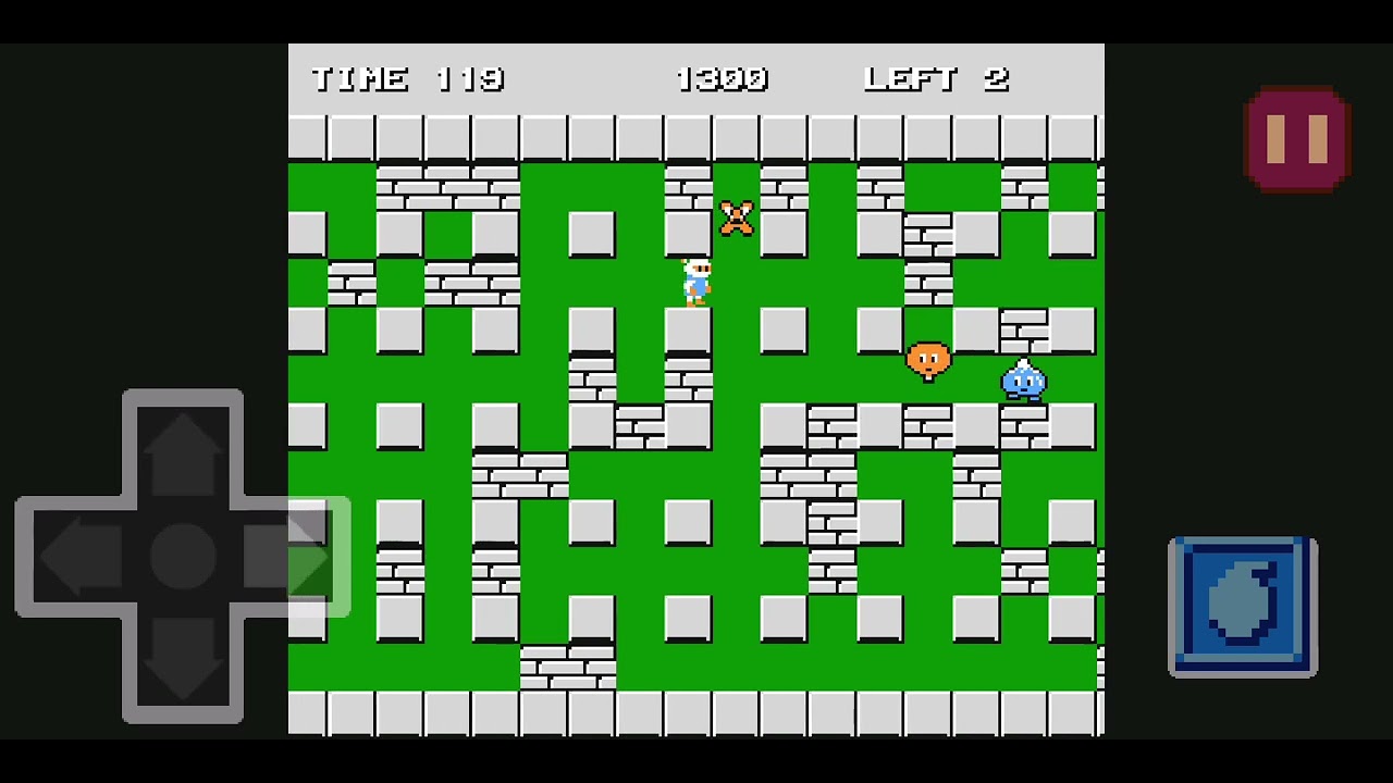 Game bomberman level 2 - YouTube