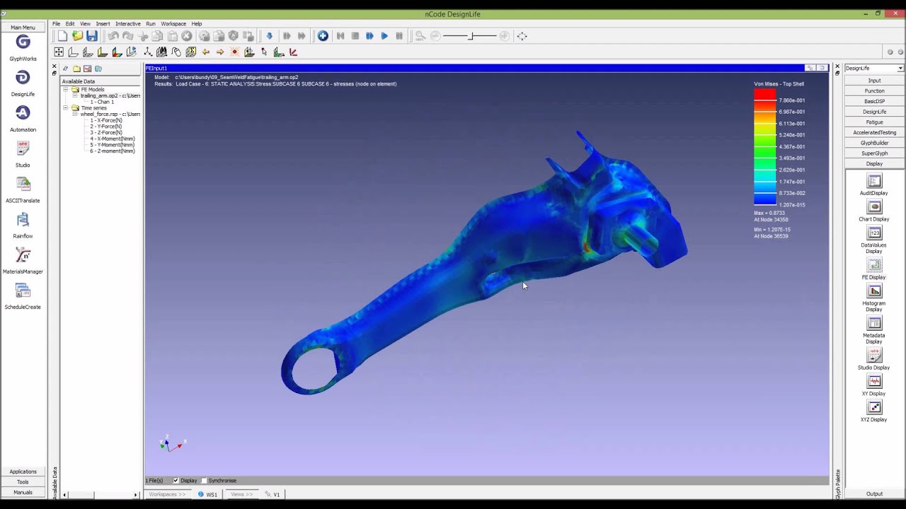 Fatigue Analysis of a Seam-welded Structure with Femap and nCode 9.1 ...