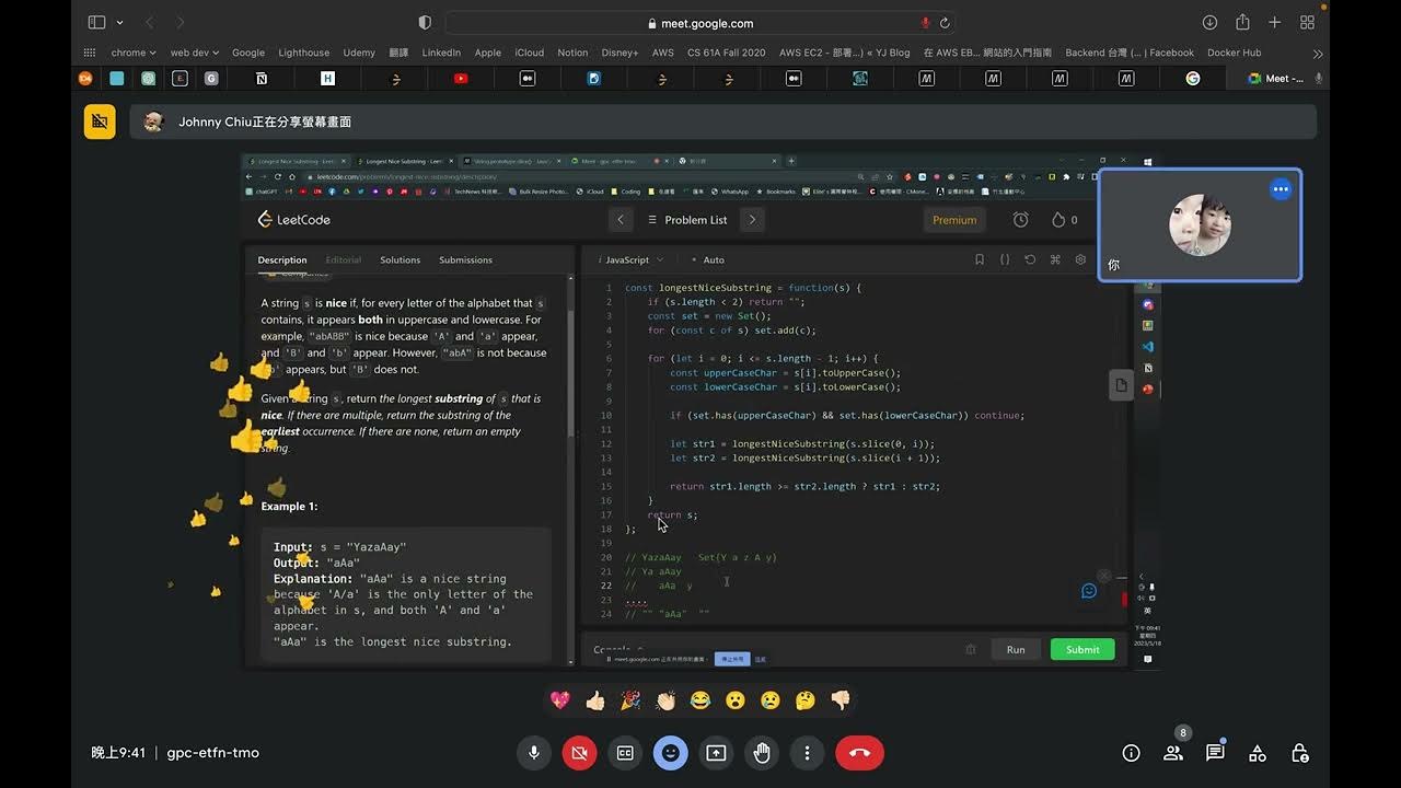1763. Longest nice substring - Jonny - YouTube