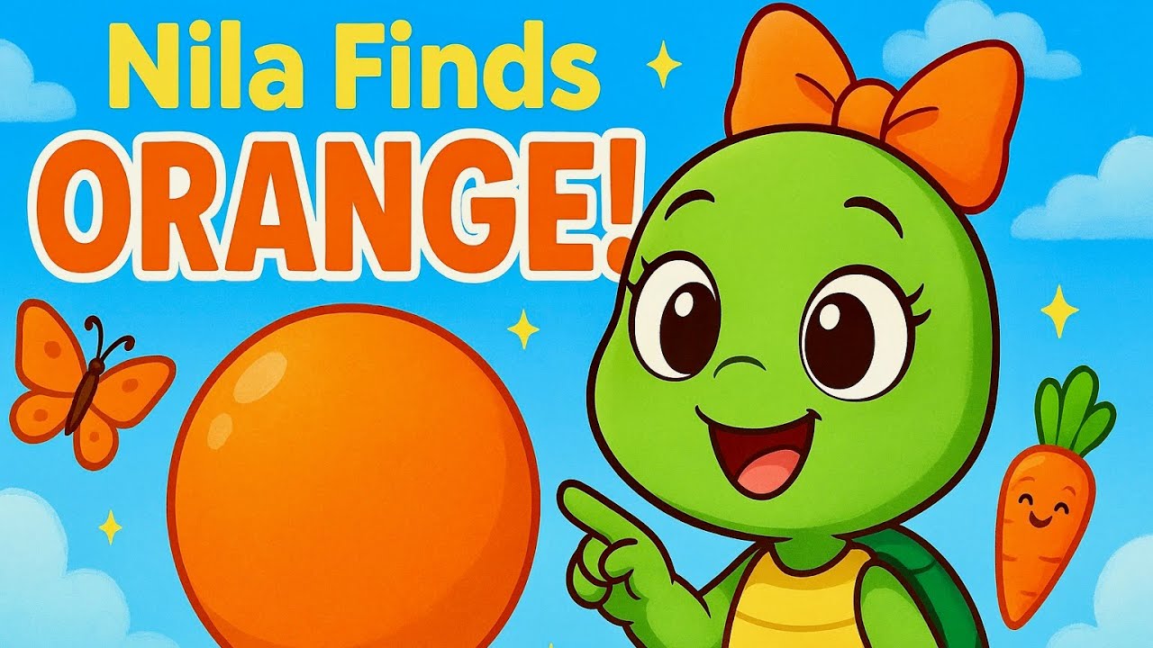 Nila Finds ORANGE! 🍊 | Learn Colors for Kids | Nila’s Learning Songs ...