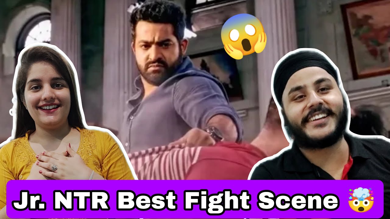 Jr. NTR Best Fight Scene Reaction | Janta Garage | SardarJi Reaction ...