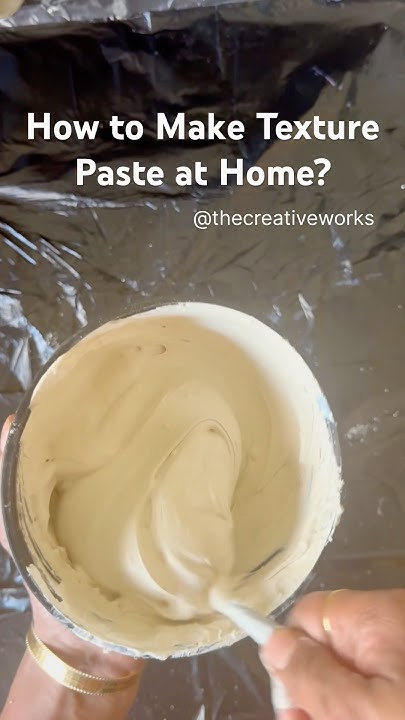 DIY Homemade Texture Paste Under ₹20 😱 | How to Make Texture Paste # ...