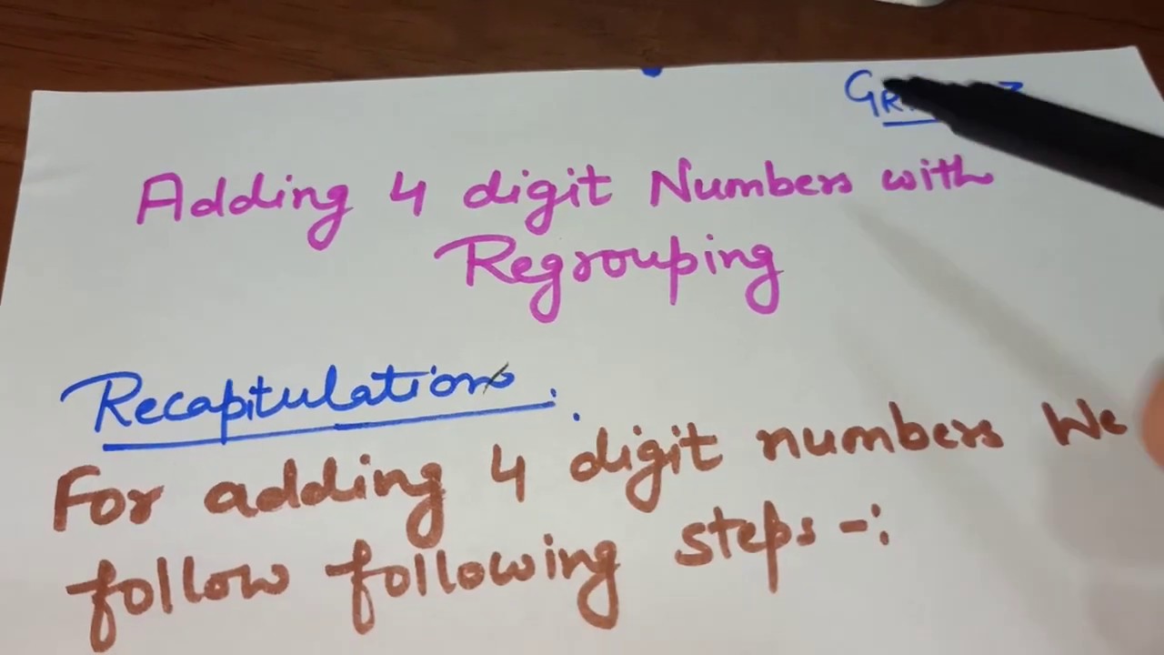 Addition I Addition with Regrouping I Carry Over Addition I Grade 3 I ...