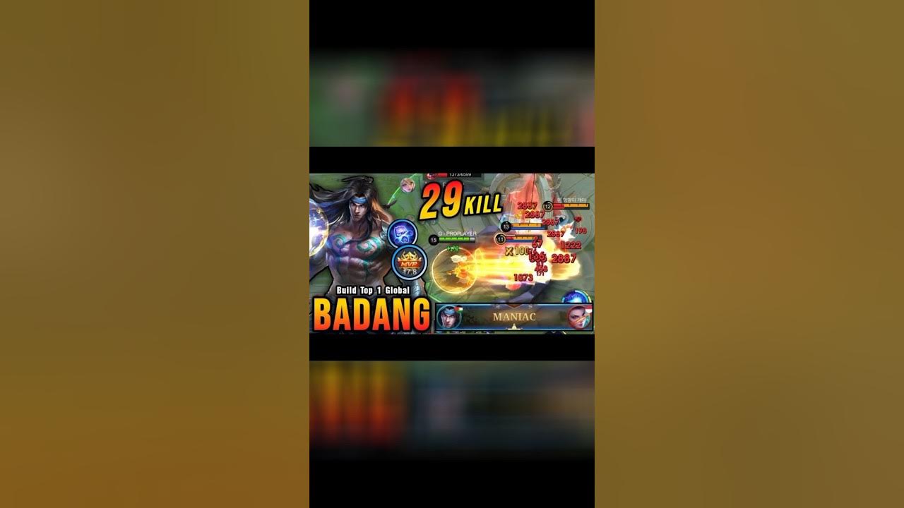 21kills & MANIAC!! Offlane Monster Badang Brutal Damage Build Gameplay video/#Short/#Mlbb/#Viral ...