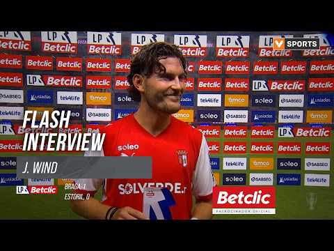 I Liga (#6) | Braga 1-0 Estoril: Flash Interview J. Wind