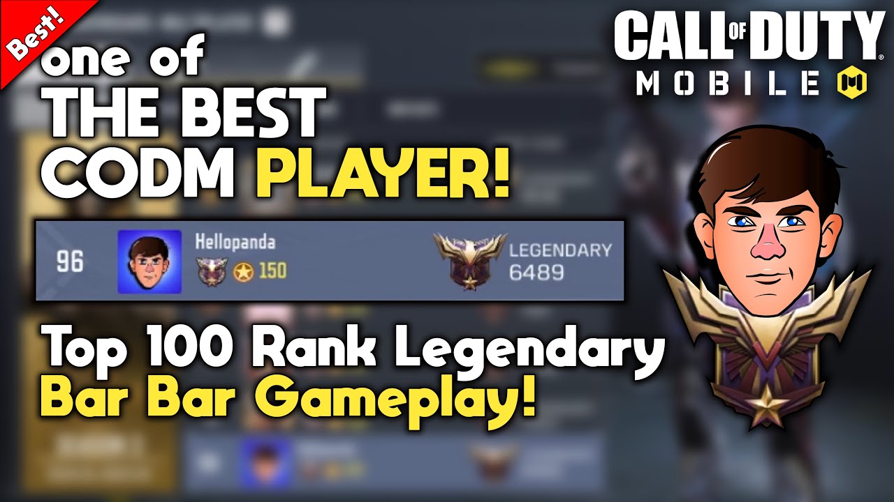 Top Global Best MSMC Player CODM Legendary Bar Bar Gameplay | Top ...