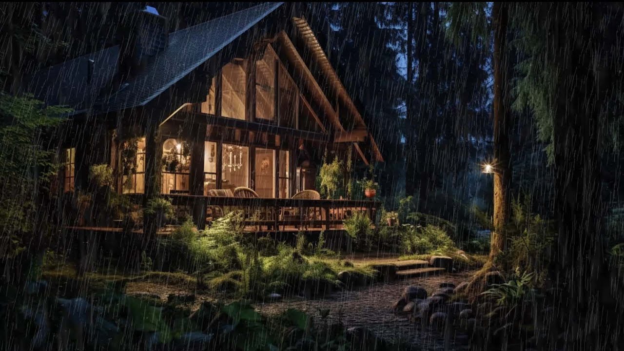 Deep Relaxation With Natural Forest Rain | Sounds Eliminate Insomnia ...
