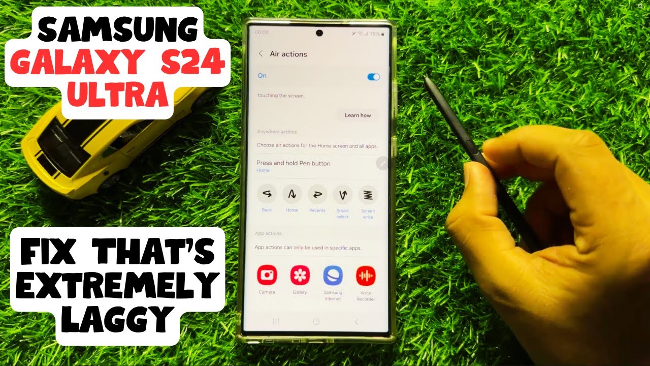 How To Fix That’s Extremely Laggy Samsung Galaxy S24 Ultra - YouTube