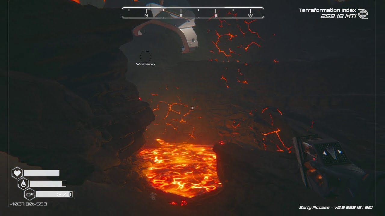 Planet Crafter 12 Searching The Volcano! - YouTube